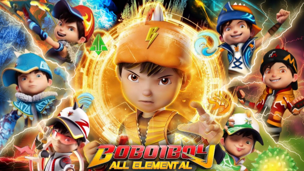 Kuasa BoBoiBoy Tahap 1 2 3 Elemental Fusion - YouTube
