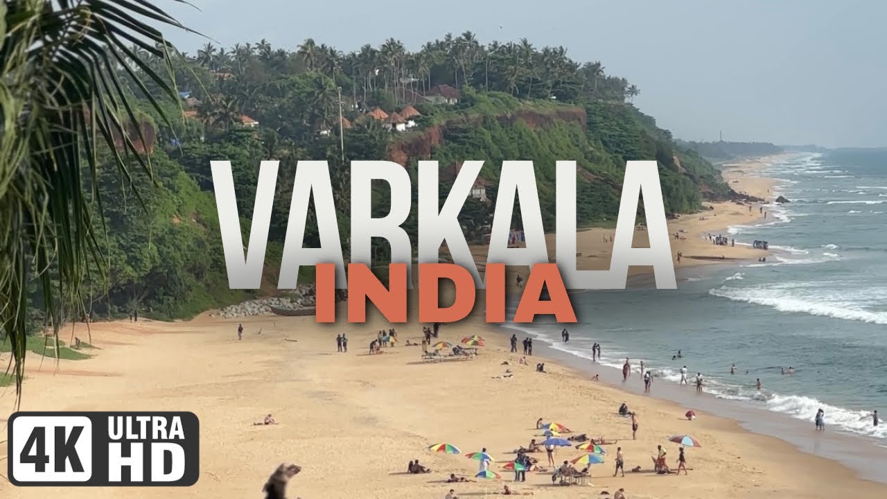 4K Walking Tour India / Varkala Beach - YouTube
