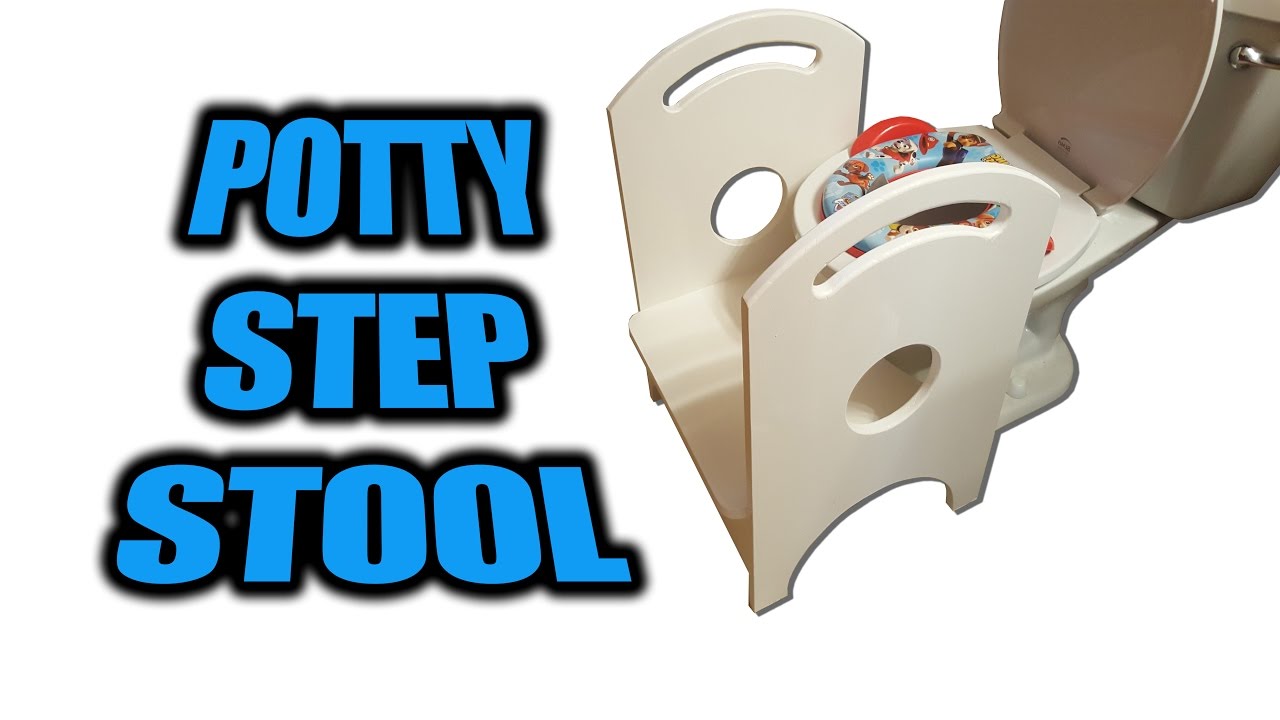 How to Build a Potty Step Stool - YouTube