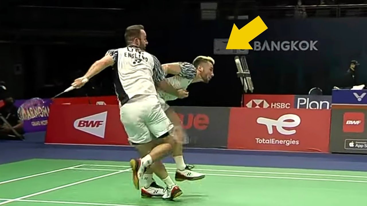 Comedy Fails In Badminton - YouTube