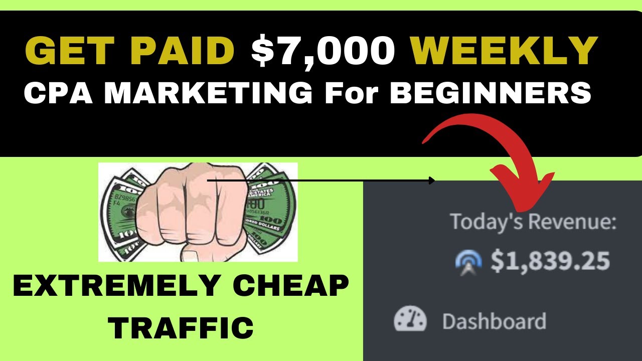 Get Paid $7,000 Weekly On CPAGrip | CPA Marketing For Beginners 2023 ...