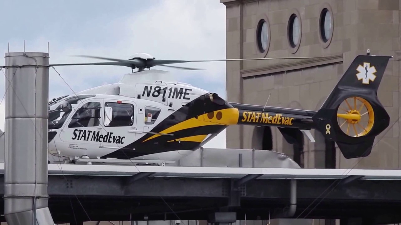 N811ME - STAT MedEvac 6 Taking Off - YouTube