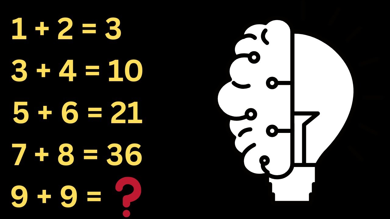 9+9= Mathematical Logical Reasoning 🧠 🤯| How To Solve Mathematical ...