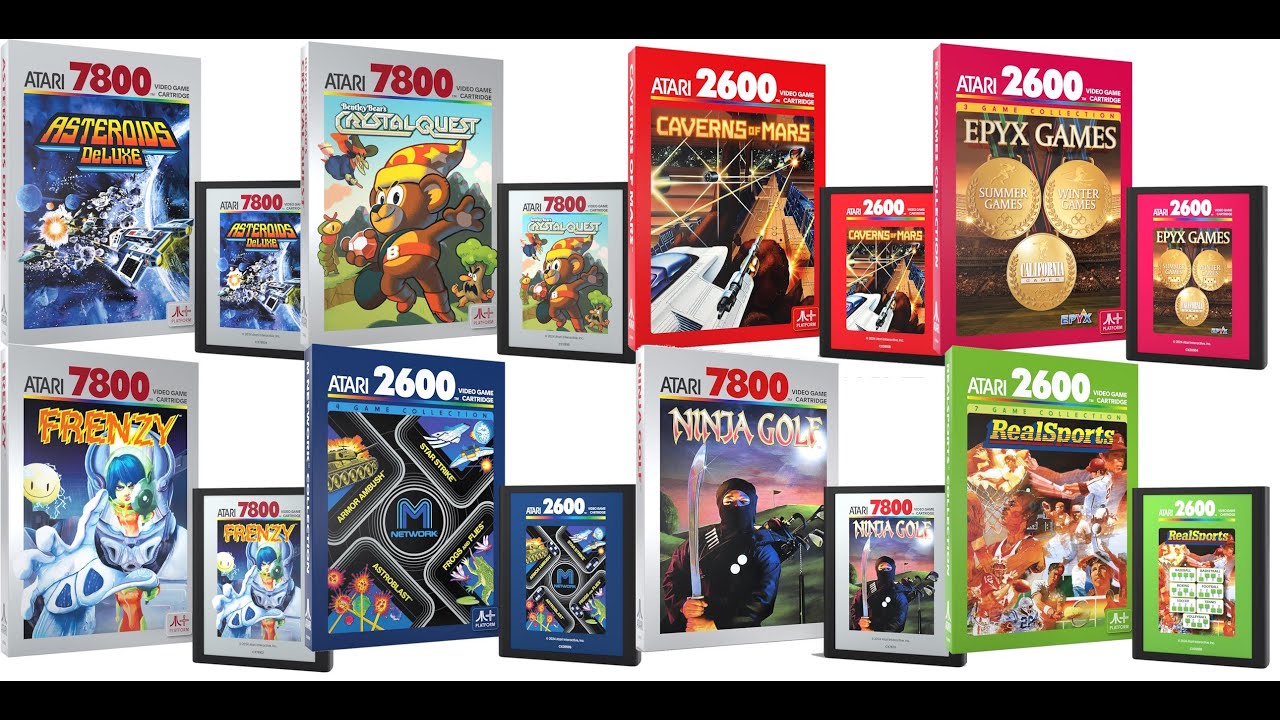 ATARI 7800+ & 2600+ [Game Cartridges] *Coming November 2024* - YouTube