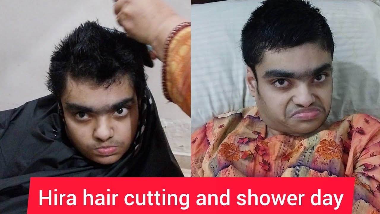 Today Hira Hair Cutting And Shower Day|Family Vlog| Mein Hira Naz ...