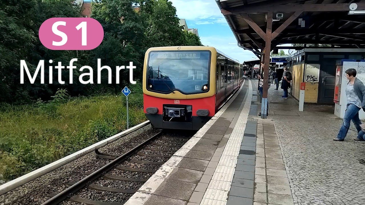 S-Bahn Berlin | Mitfahrt in der S1 von Hauptbahnhof bis Julius-Leber ...
