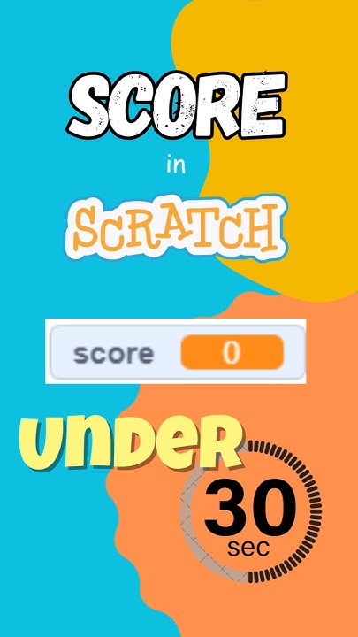 How to add SCORE in SCRATCH #score #gamedev #scratchtutorial - YouTube