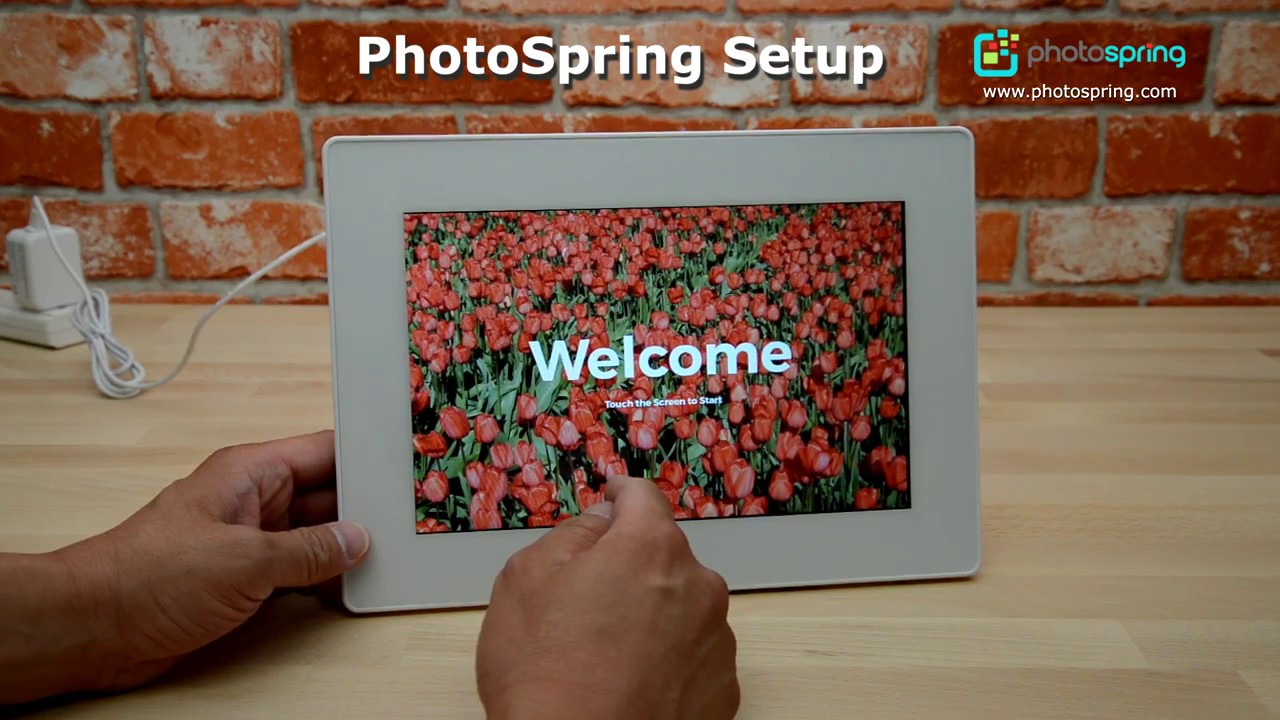 PhotoSpring Install Frame Software - YouTube