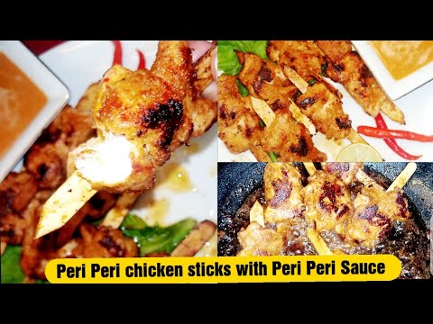 Peri Peri Chicken Sticks | Peri Peri bites | Peri Peri Chicken Recipe ...