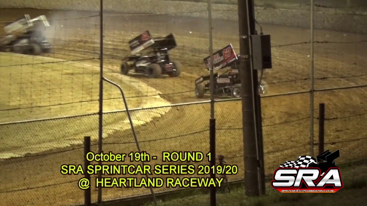 HEARTLAND RACEWAY 19th October SRA SPRINTCARS - YouTube