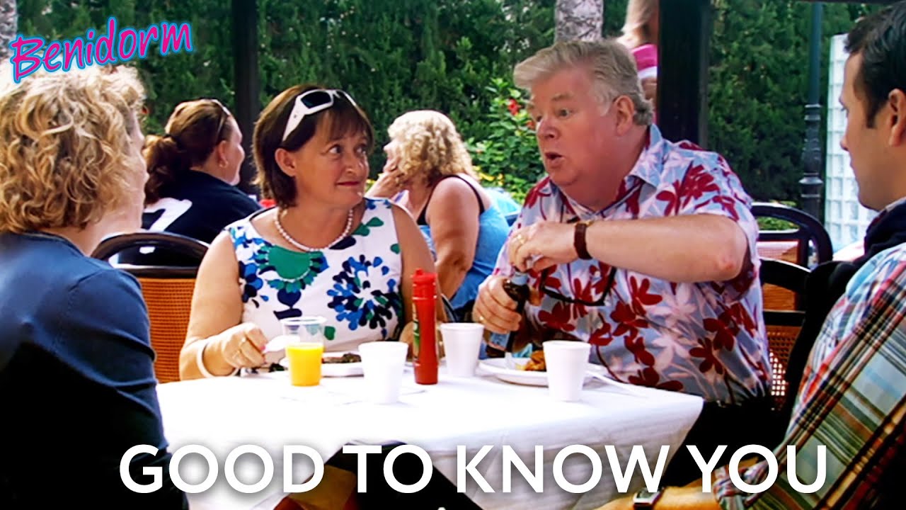 Donald and Jacqueline Introduce Themselves | Benidorm - YouTube