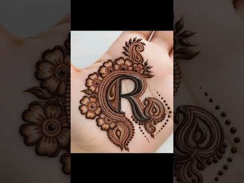 Letters mehndi design#mehndi#henna#shorts#trending#song #love #art #viral#short