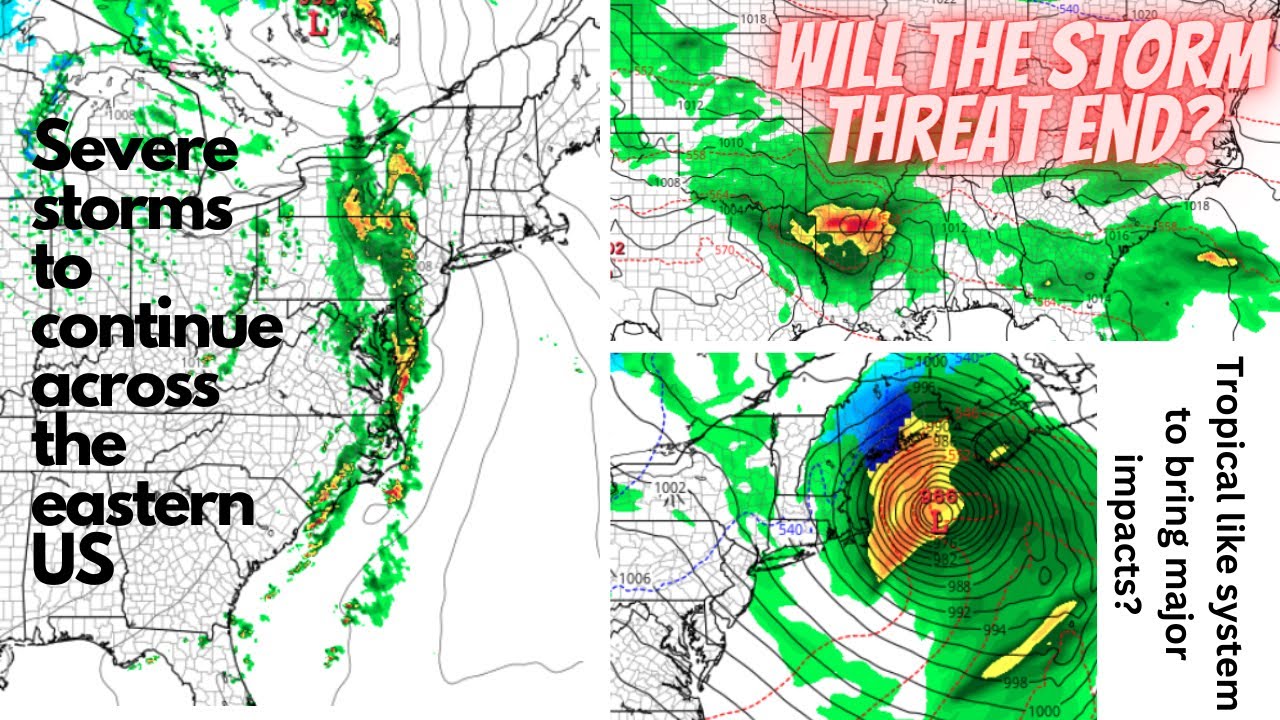 Severe weather to continue today into tomorrow but will the dangerous ...