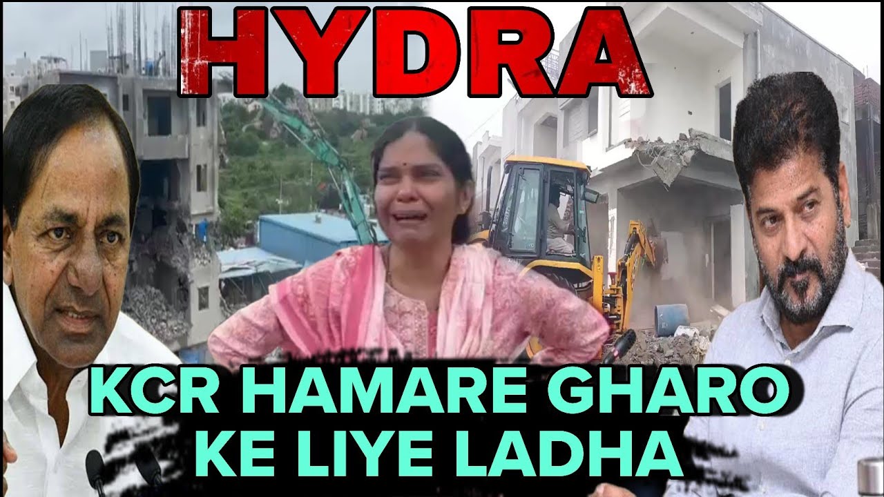 HYDRAA LAUNCHES DEMOLITION DRIVE AT THREE KEY LOCATIONS - YouTube