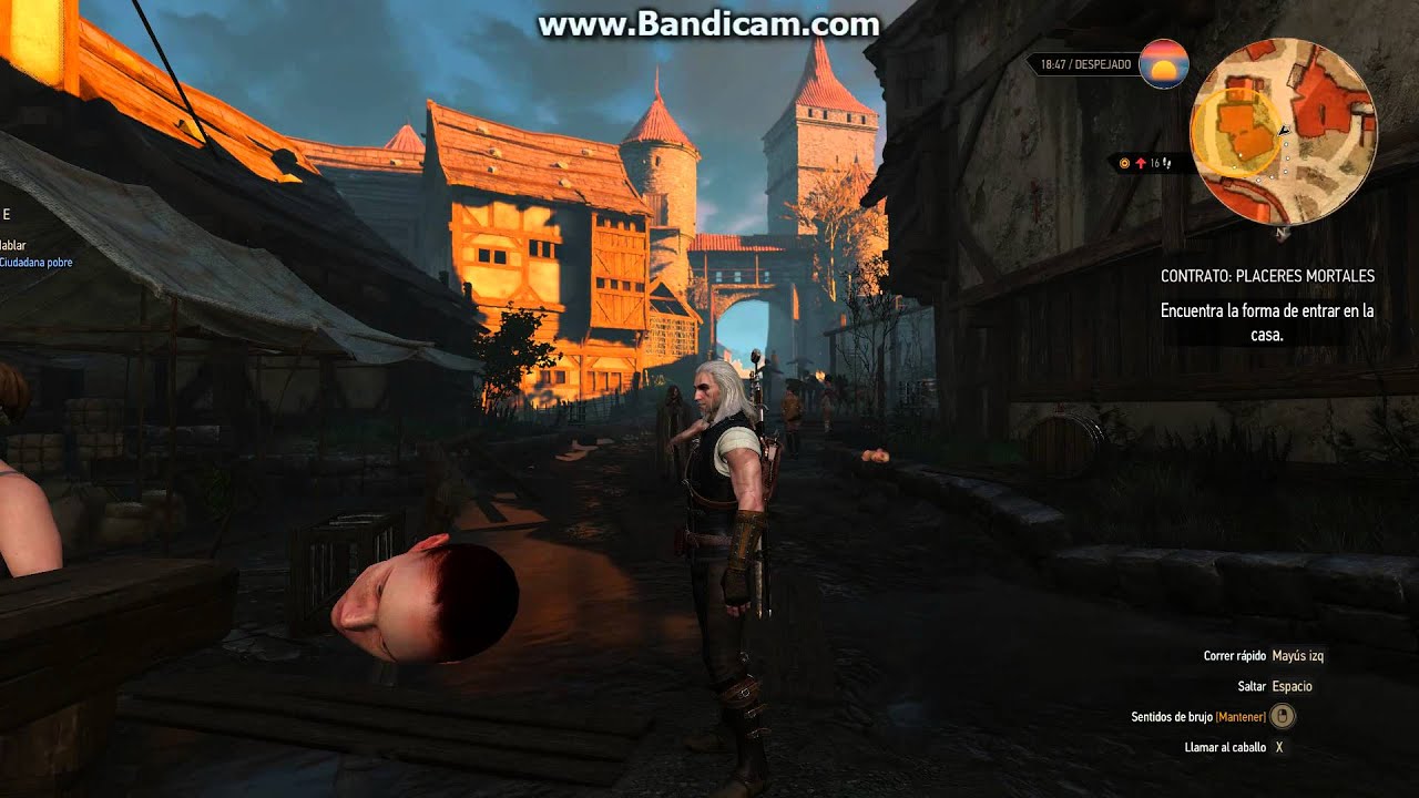 The Witcher 3 villagers bug 1.04 - YouTube