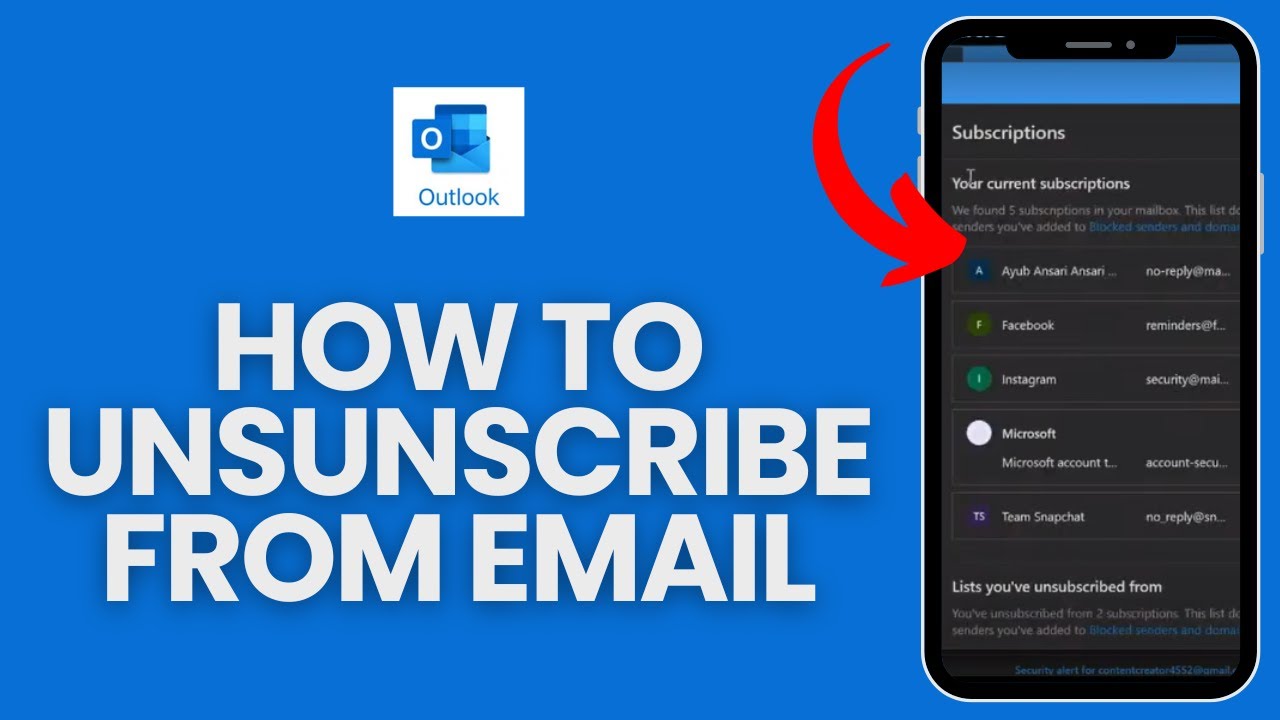 How to Unsubscribe from Emails in Microsoft Outlook 2024? - YouTube