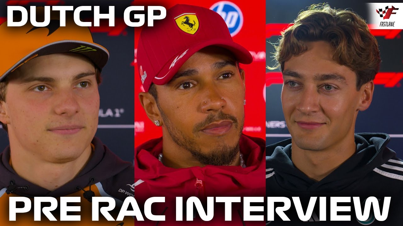 F1 Pre-Race Drivers Interview | Dutch GP 2025 | Lewis Hamilton, Oscar ...