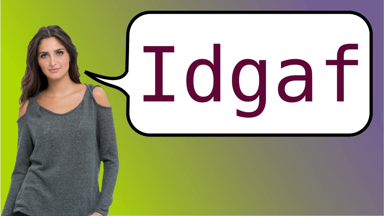 How to say idgaf in French? - YouTube