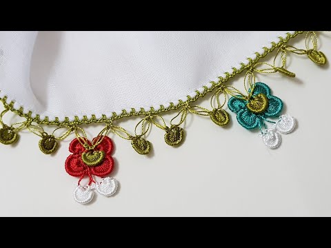 Kanatlı Fıstıklar Tığ Oyası Yapımı