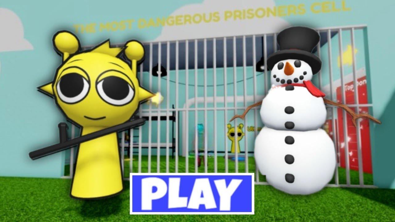 SPRUNKI VS SNOWMAN BARRY'S PRISON RUN! (OBBY) ROBLOX - YouTube