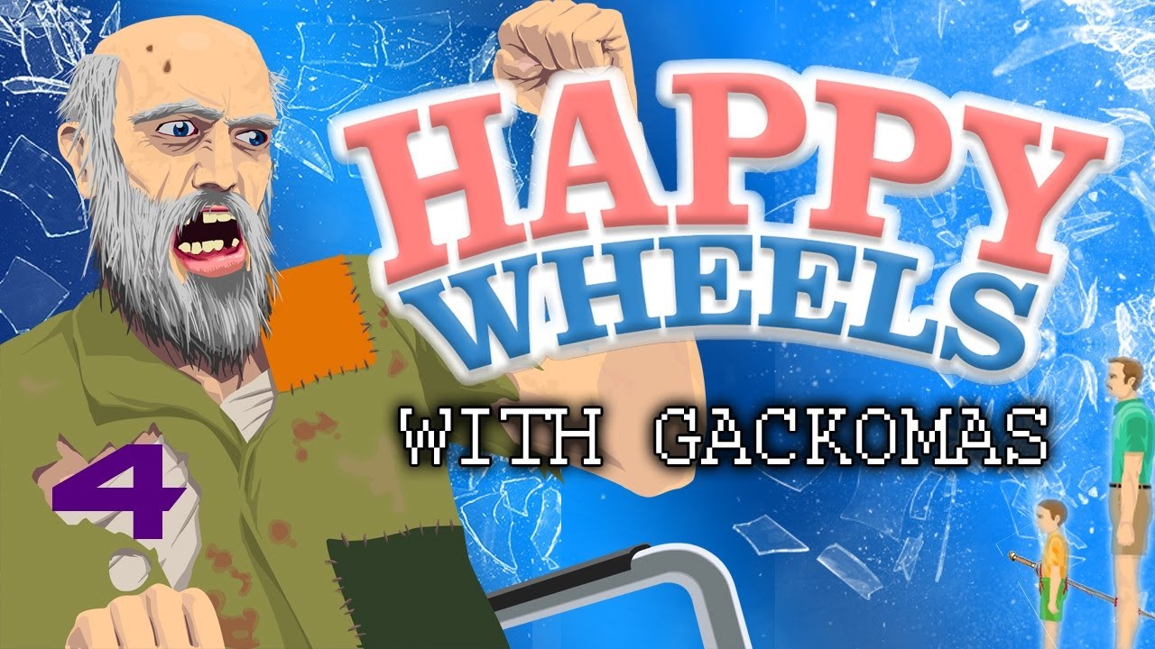 Let's Play Happy Wheels, Part 4, More levels! - YouTube