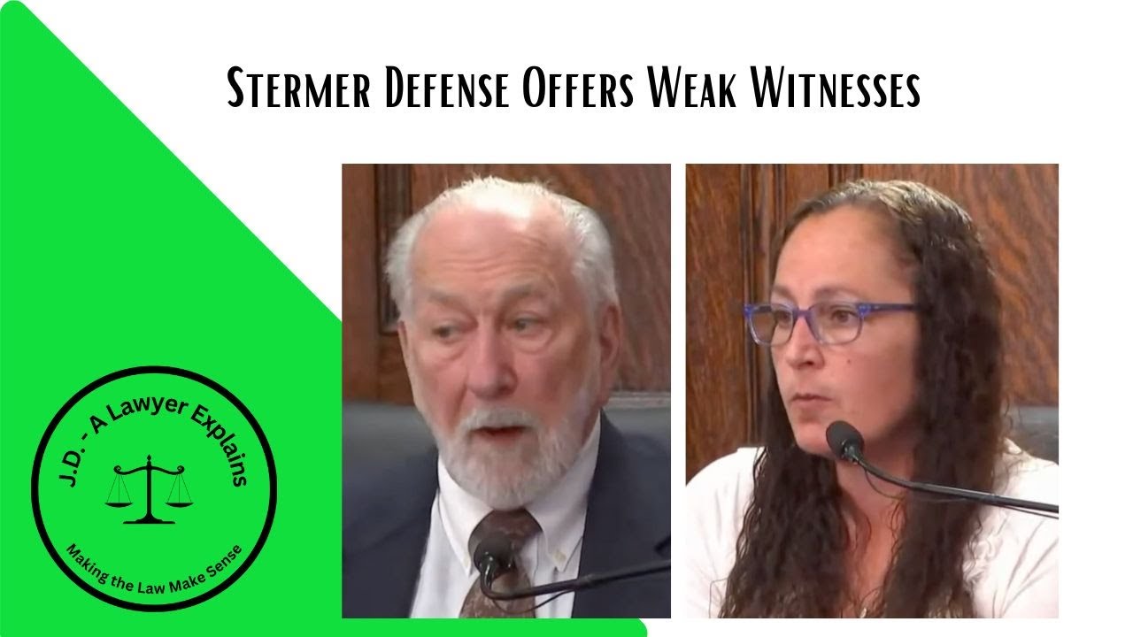 Stermer Defense Case Begins With Weak Witnesses And Glaring Holes - YouTube
