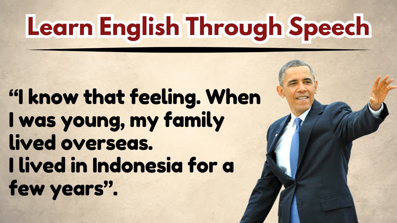 Learn English Through Speech | Barack Obama Motivational Speech | Learn ...