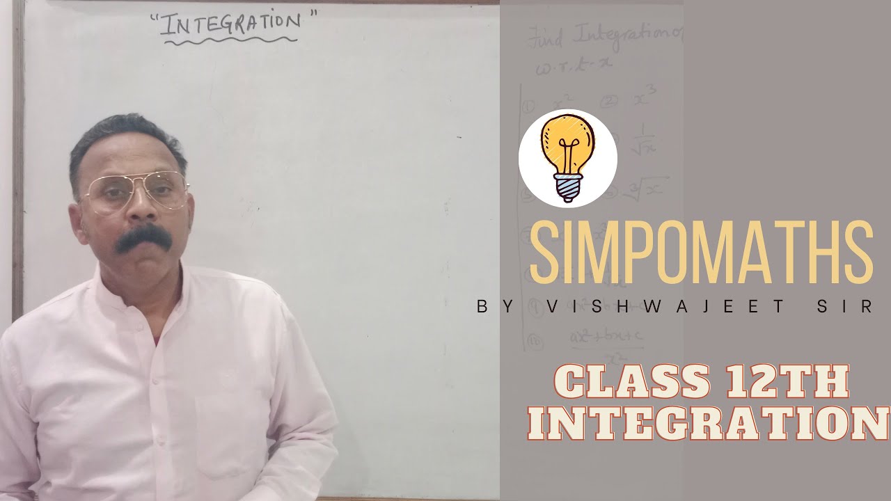 Class 12th integration Intro - YouTube