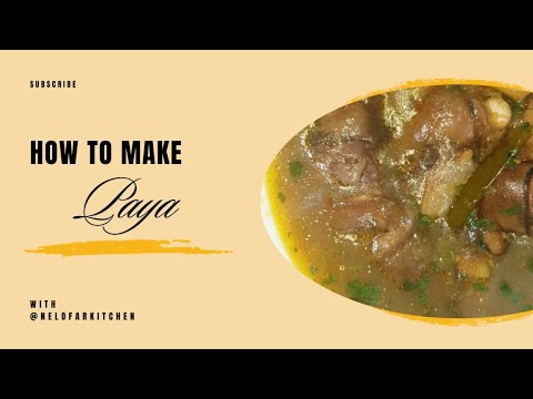 Paya Ka Salan Recipe/How to Cook Lamb Trotter Masala Curry Easy ...