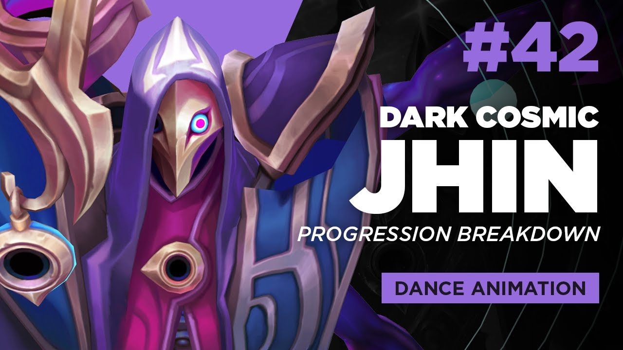 [42] Dark Cosmic Jhin - Dance - Animation Progression - YouTube