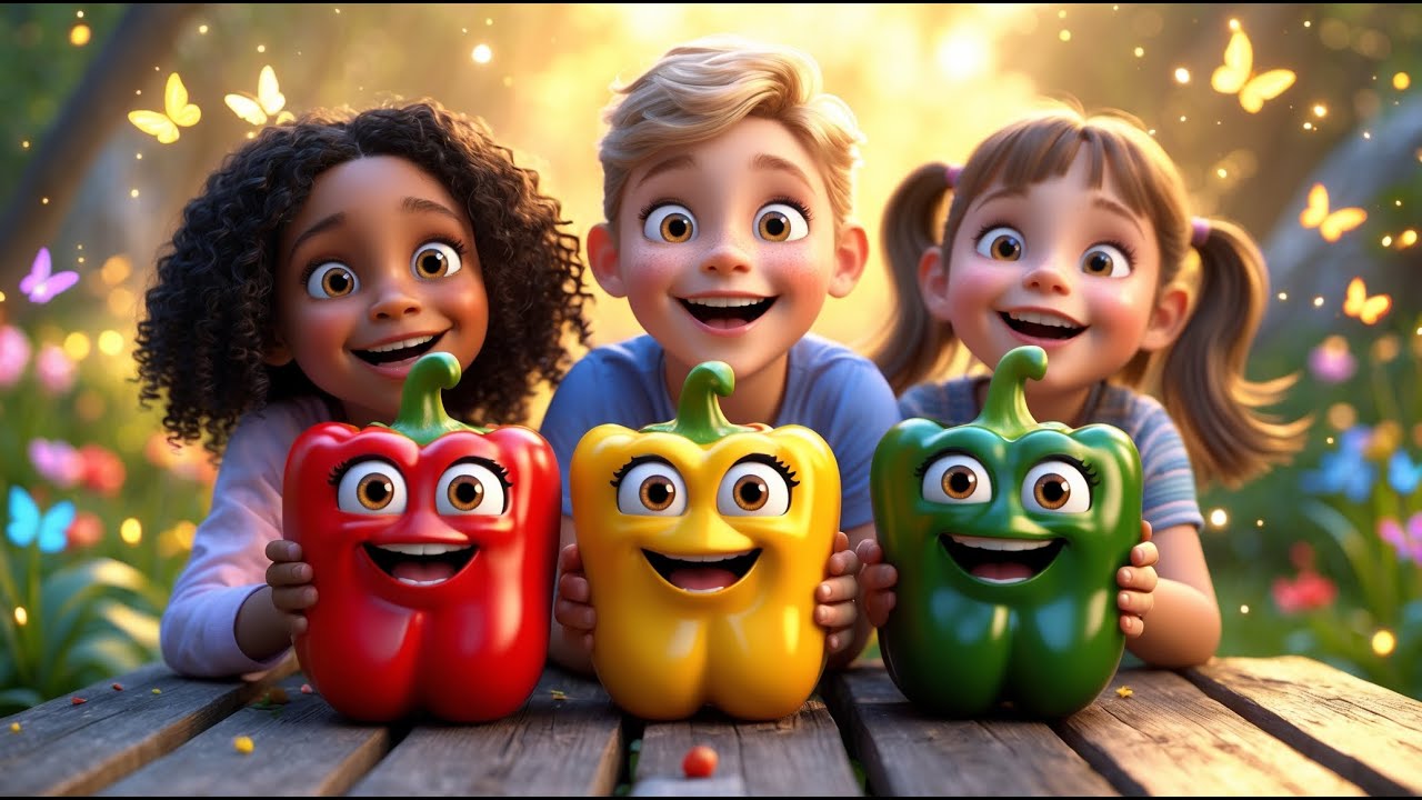 Pepper Magic 🌶️ Tasty, Healthy, and Colorful 🎤 Song for Little Ones ...