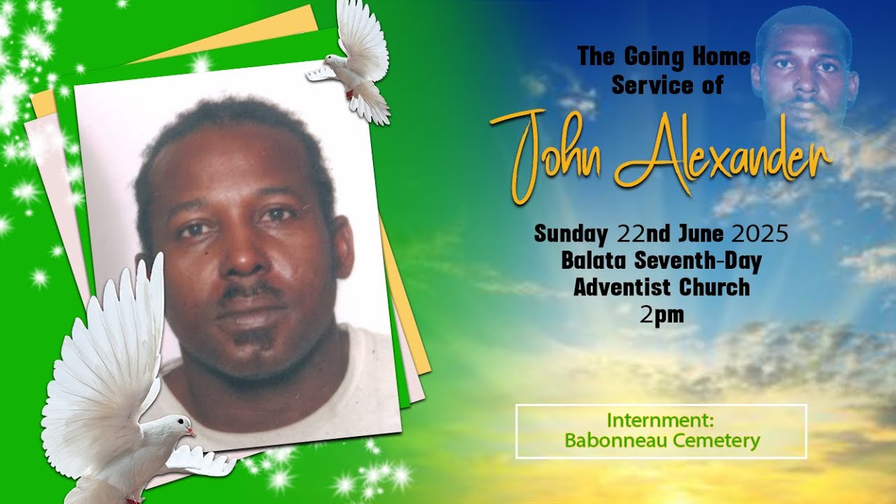 The Going Home Service of John Alexander - YouTube