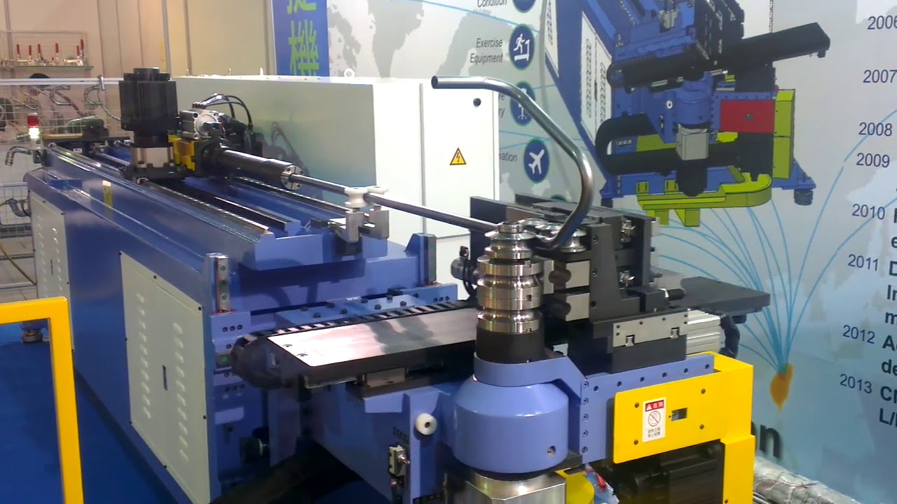 CNC Rotary Draw Tube Bender HAN JIE, Model HC 380LR NSM Push draw ...