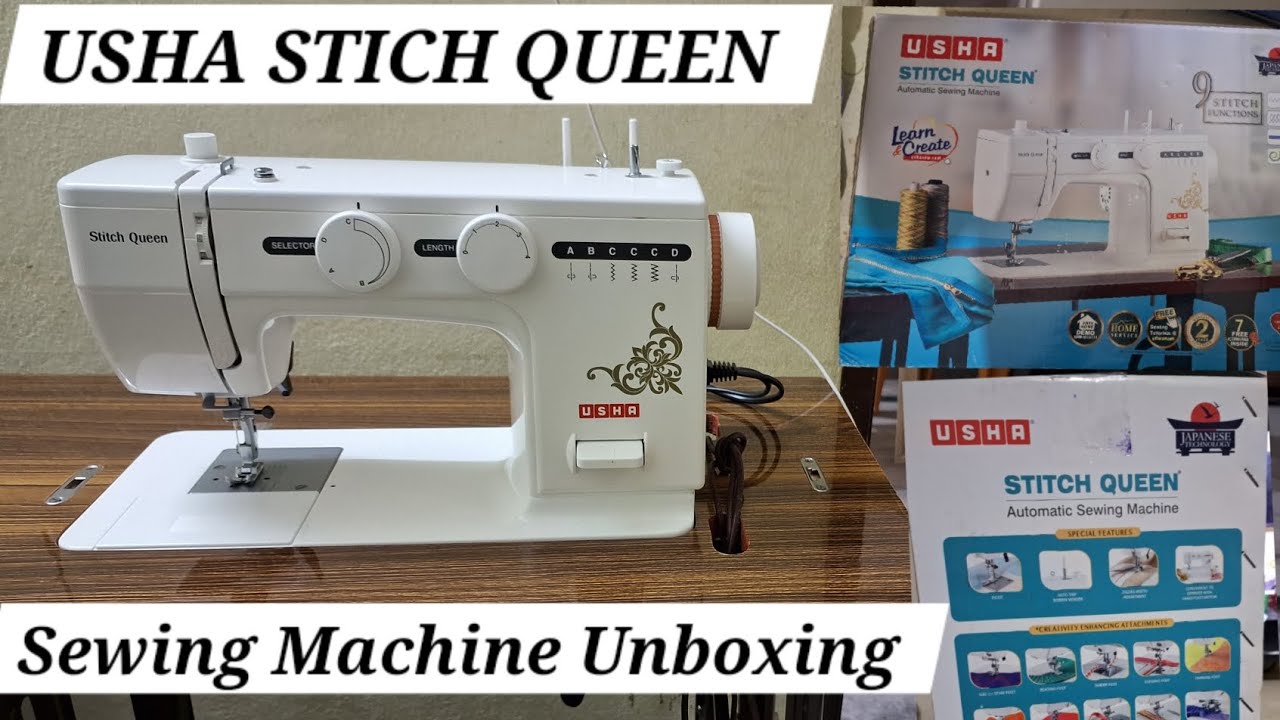 #sewingmachine / USHA STICH QUEEN SEWING MACHINE UNBOXING - YouTube