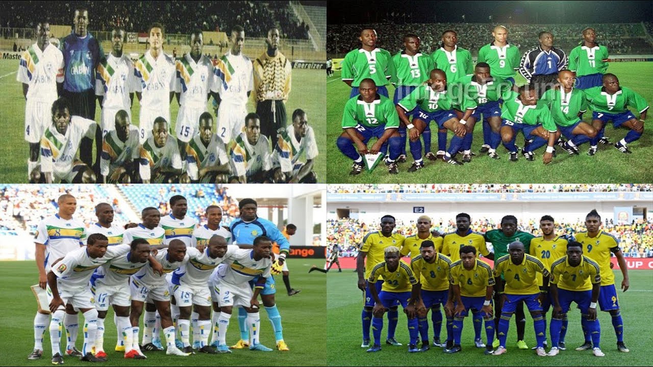 Le GABON en CAN de 1994 à 2017 - YouTube