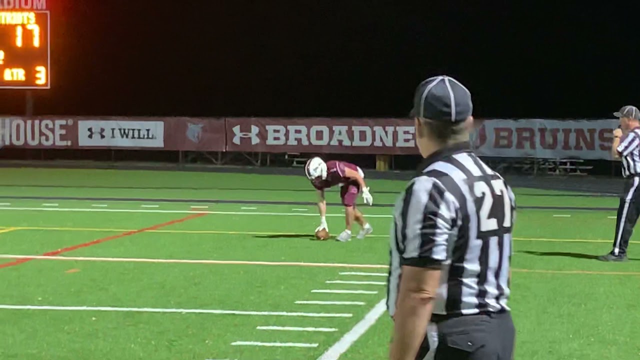 Ehrlich TD pass to Pierce Old Mill/Broadneck football 10/22/21 - YouTube