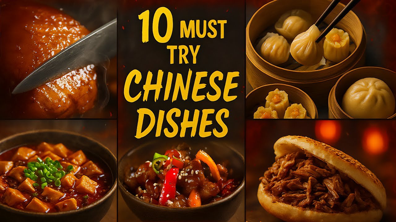 Top 10 Must Try Chinese Dishes - YouTube