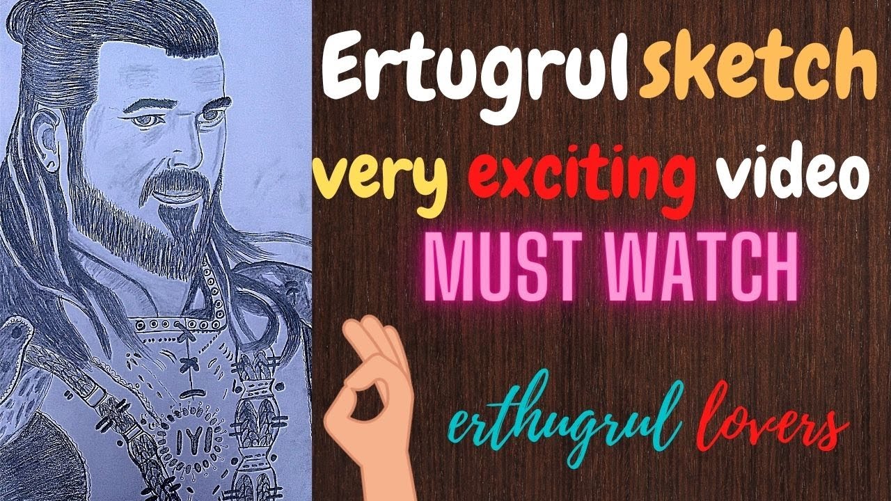 erthagrul season 5 drawing | how to draw ertugrul sketch | ertugrul ...