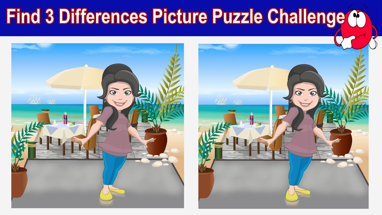 Find 3 Differences Picture Puzzle No33 - YouTube