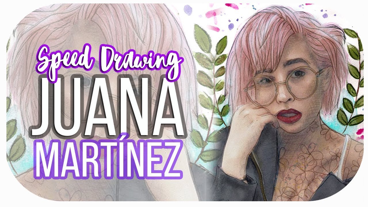 Juana Martínez - Speed Drawing | Dibujo (de todo todos) - YouTube