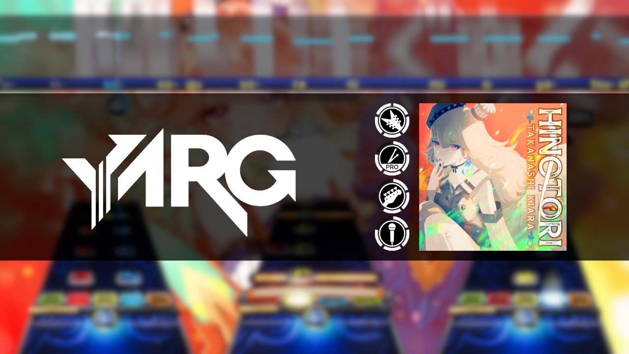 HINOTORI - Takanashi Kiara | (YARG Custom Chart) - YouTube