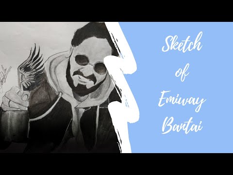Sketch of Emiway Bantai 🔥💯 - YouTube