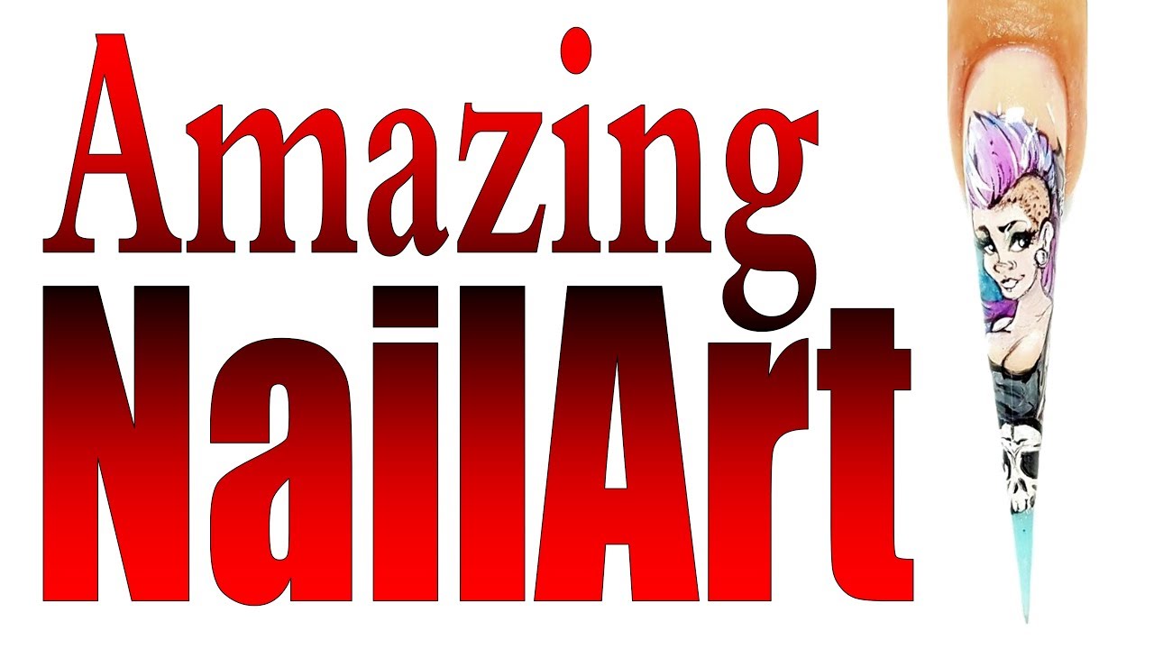 Amazing Nail Art com Sara Pires | Tema "Pin Up" em Gel ...