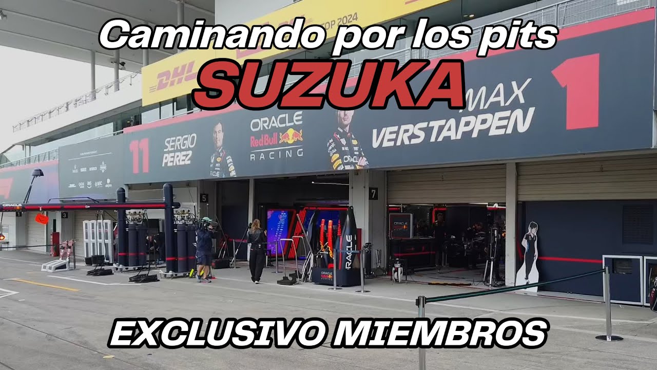 VIDEO EXCLUSIVO PARA MIEMBROS - Caminando por los pits de SUZUKA - YouTube