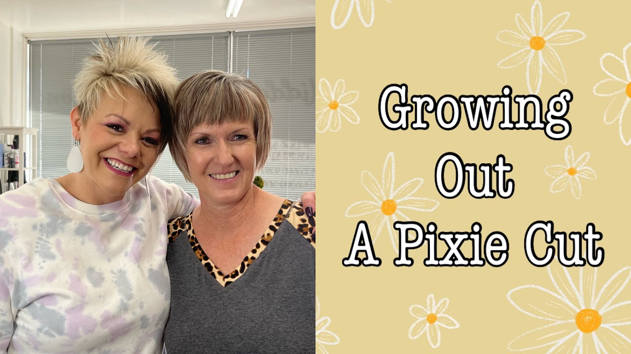 Growing Out Pixie Hairstyles - Gradual Bob Haircut - YouTube