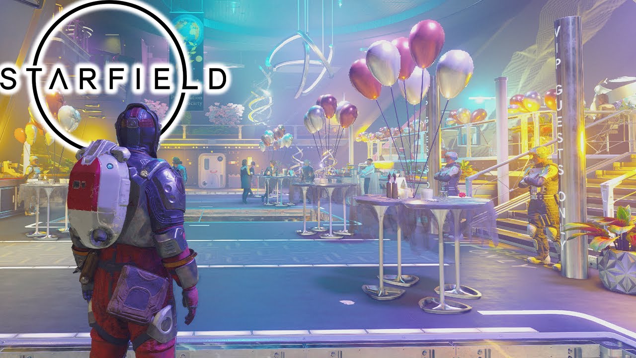 Starfield - Spaceship Party Heist & Sabotage [Crimson Fleet] - YouTube