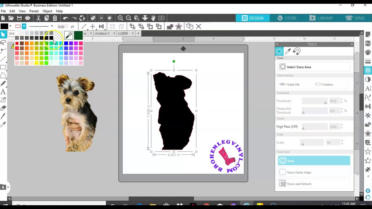 Making A Silhouette From A Picture In Silhouette Studio YouTube making-a-silhouette-from-a-picture-in-silhouette-studio-youtube
