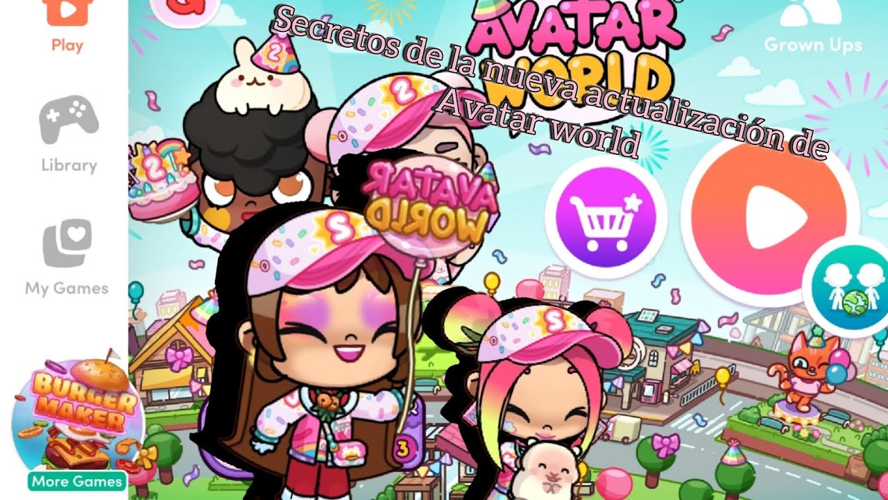 Secretos de la nueva actualización de Avatar world del aniversario de 2 ...