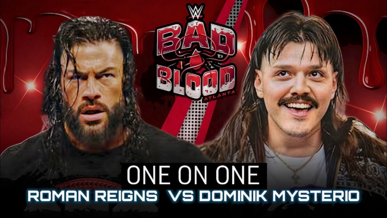 Roman Reigns vs Dominik Mysterio Full Match WWE Bad Blood 2024 ...