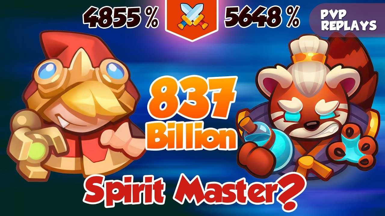 Spirit Master in a 837 Billion Battle vs Riding Hood | PVP Rush Royale ...